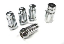 White Knight 40900XL Wheel Lock Set With 1 Key Chrome 14mm X 1.5mm for ...