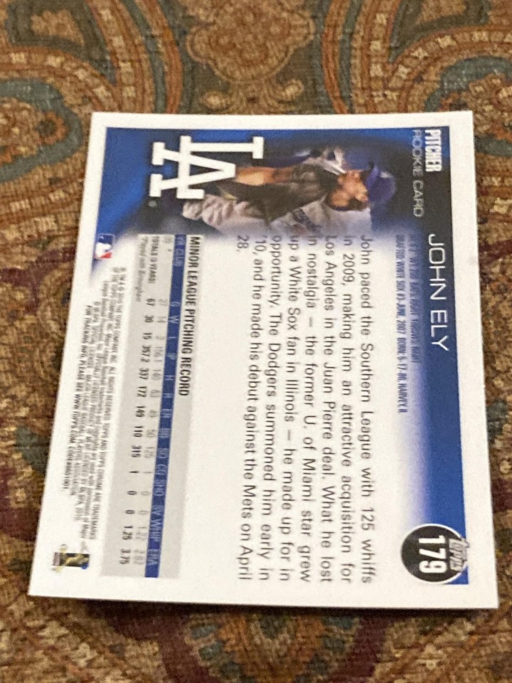 2010 Topps Chrome #179 John Ely | eBay