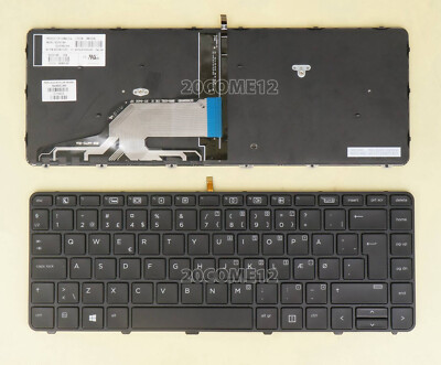 For HP ProBook 640 G2 645 G2 640 G3 645 G3 Keyboard backlit No Pointer ...