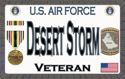 Desert Storm - Air Force - Magnetic Car Sign - 6in X 3.75in | eBay