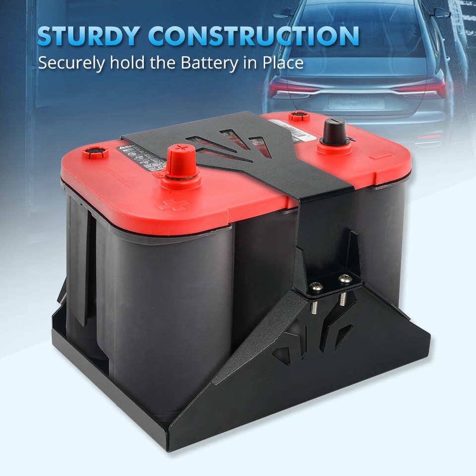 Battery Hold Down Tray Box Mount For Optima Battery Blue Red Yellow Top ...