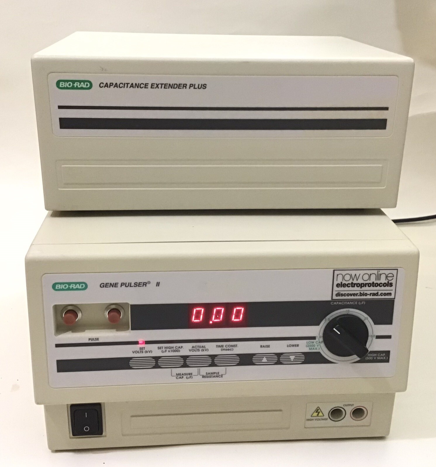 BIO-RAD Gene Pulser II w/ Capacitance Extender Puls 340BR, 1652108 | eBay
