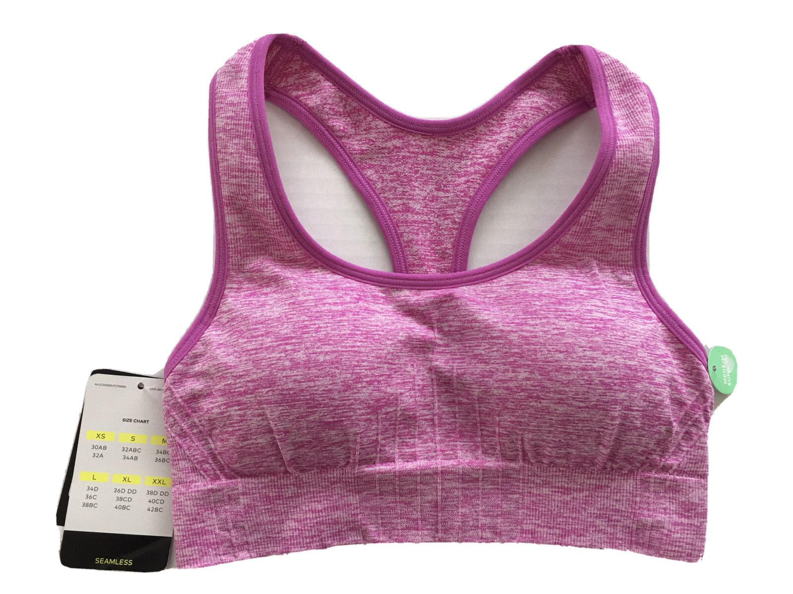 C9 Champion N9069 Seamless Racerback Sports Bra Pink Women Size XS A3 ...