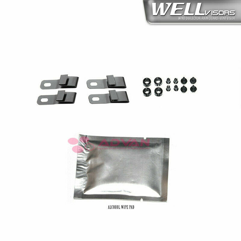 For Buick Enclave 18+Plus WELLvisors Window Visors Chrome Trim Guard ...