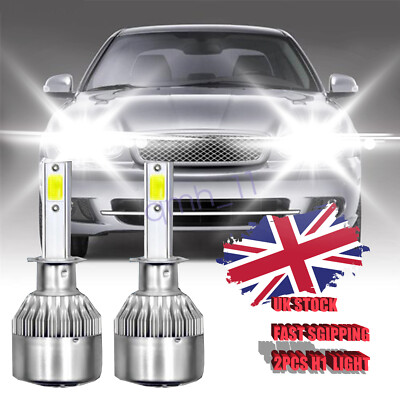 For Jaguar X-Type 2001-2009 Headlight Bulbs High low Beam Xenon Led ...