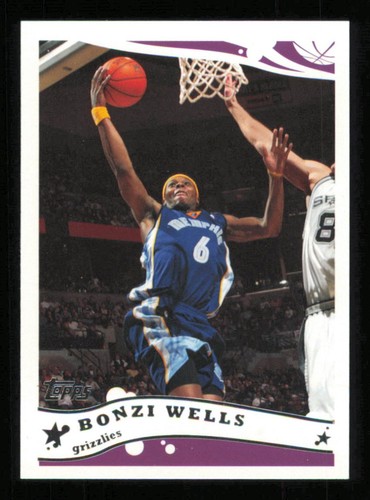 2005-06 Topps #112 Bonzi Wells Basketball GRIZZLIES NM-MT | eBay