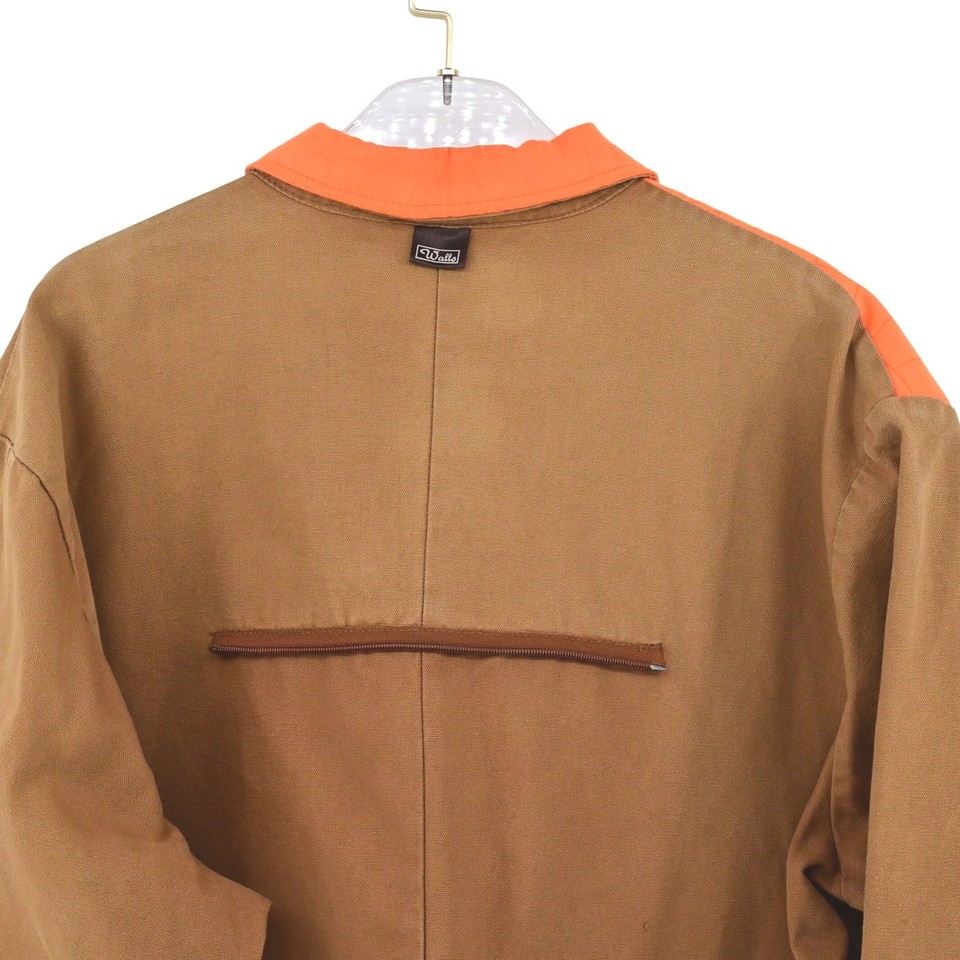 2XL Vintage Walls Duck Canvas Upland Hunting Jacket Brown & Blaze ...