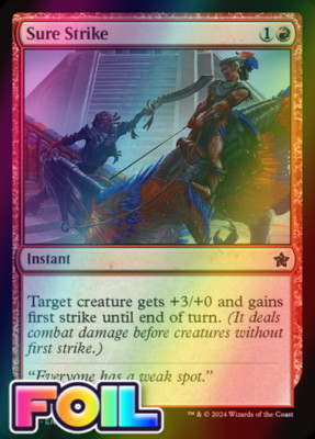 x1 Sure Strike FDN Foundations MTG 209 FOIL COMMON M/NM 1x | eBay