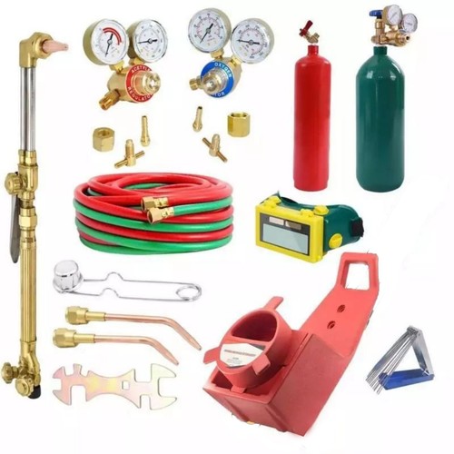 Oxygen Acetylene Torch Kit Oxy Gas Welding Cutting Brazing Set Portable Welder | eBay