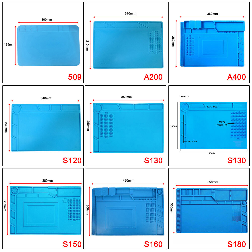 Thermal Insulation Silicone Mat Computer Phone Repair Platform Anti ...