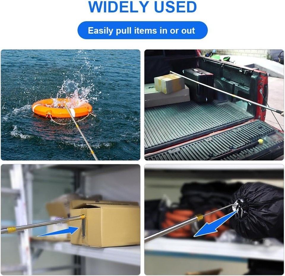 Telescoping Cargo Grabber Reach Tool Pickup Truck Bed Cargo Retriever 2 ...