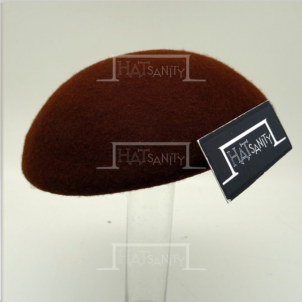 Wool Felt Women Fascinator Mini Beret Pillbox DIY Base | 14cm | Navy ...