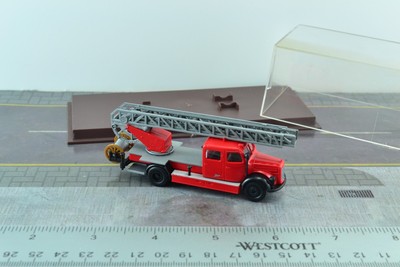 Brekina 4030 Mercedes L311 Ladder Fire Engine Truck 1:87 HO Scale | eBay