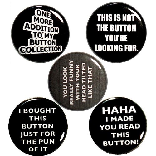 Funny Buttons Pins for Backpacks Jacket Lapel Pins 5 Pack Gift Set Cute ...