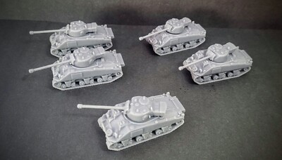 HO Scale British Sherman Firefly Tank Platoon X5 resin 1/87th scale | eBay