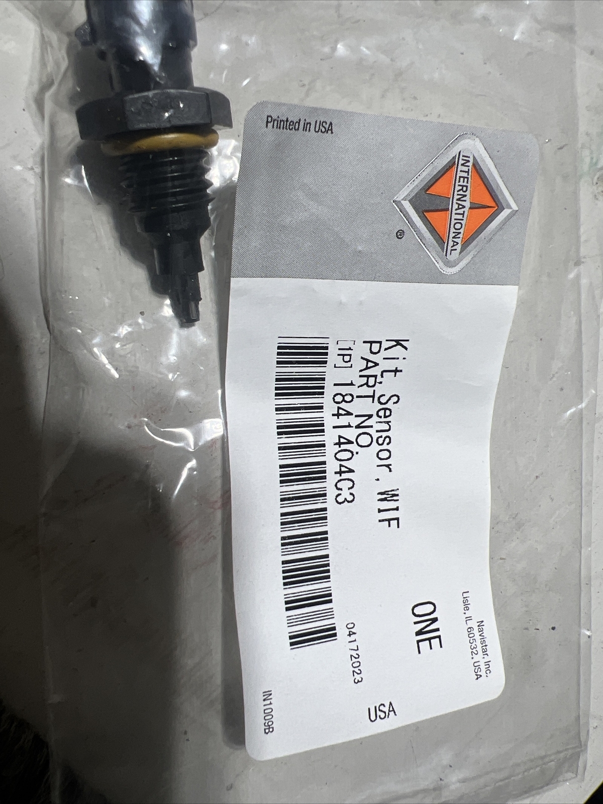 International Navistar 1841404C3 WIF Sensor Water In Fuel SENSOR | Genuine