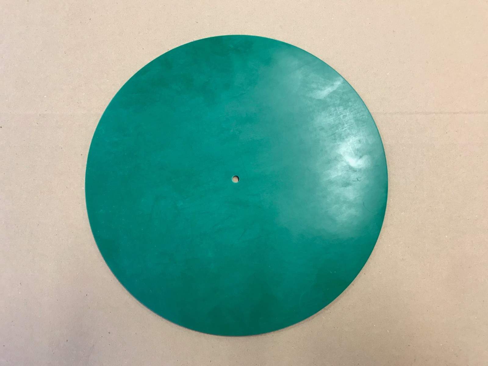 Green EPDM Rubber Turntable Mat 3mm Thick (220mm o.d.) | eBay UK