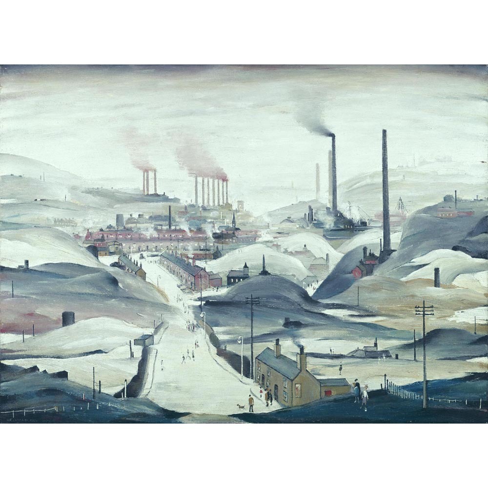 Industrial Landscape 1955 LS Lowry 'Industrial Landscape 1950' Oak