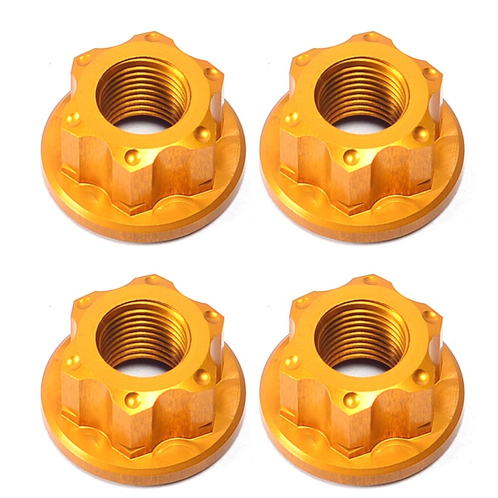 Durable M10 Track Wheel Nuts Premium Fixie Axle Screw for Rear Hub (4 ...