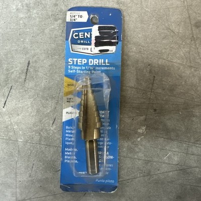 NEW Century Step Drill 1/4” To 3/4” PN: 27202 | eBay