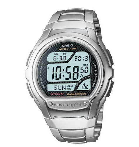 Casio WV58DA-1AV, Waveceptor Watch, Metal Band, Chronograph, Alarm ...