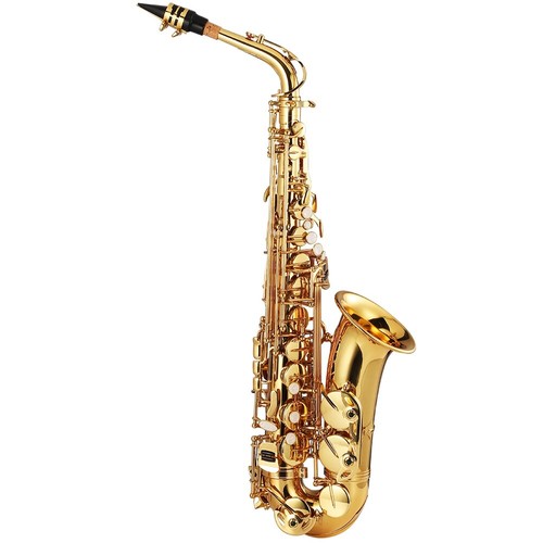 Alto Saxophone E Flat Brass Electrophoresis Gold Treated Bending Tube ...