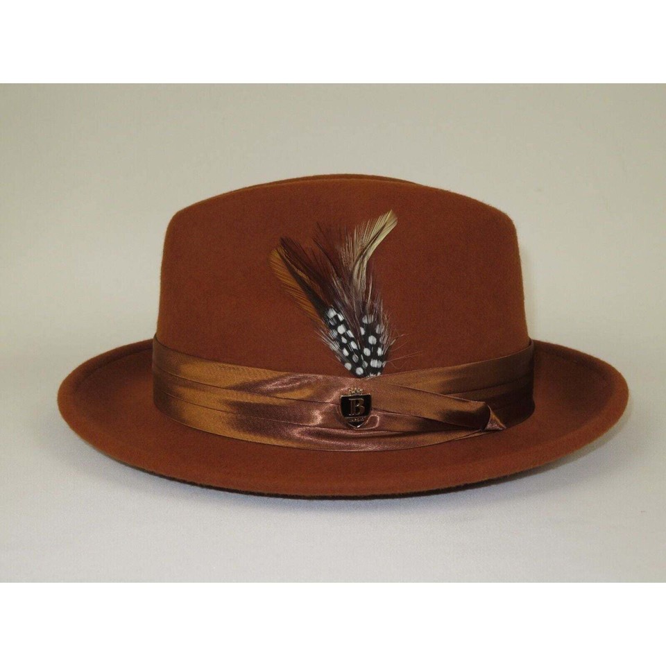 Men Bruno Capelo Hat Australian Wool Crushable Fedora Giovani UN125 ...
