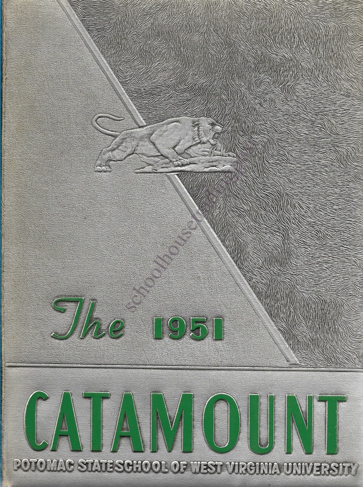 College Yearbook Potomac State School Keyser West Virginia Catamount ...