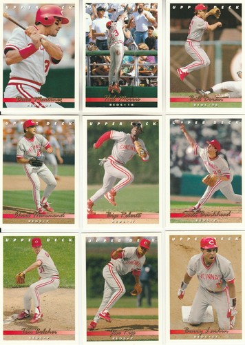 (29) 1993 Upper Deck Cincinnati Reds (2 Series Complete Team Set) See ...