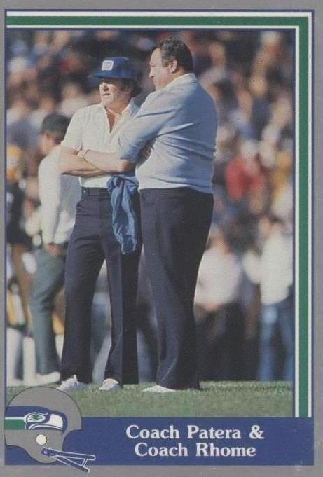 1989 Pacific Steve Largent - Jerry Rhome, Jack Patera #9 for sale ...