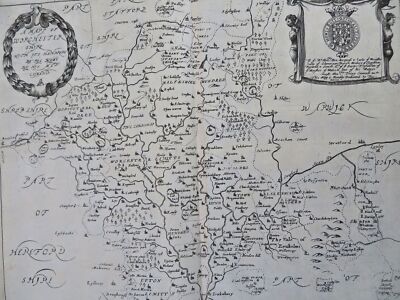 Worcestershire England United Kingdom Worcester Berrington 1673 Blome ...