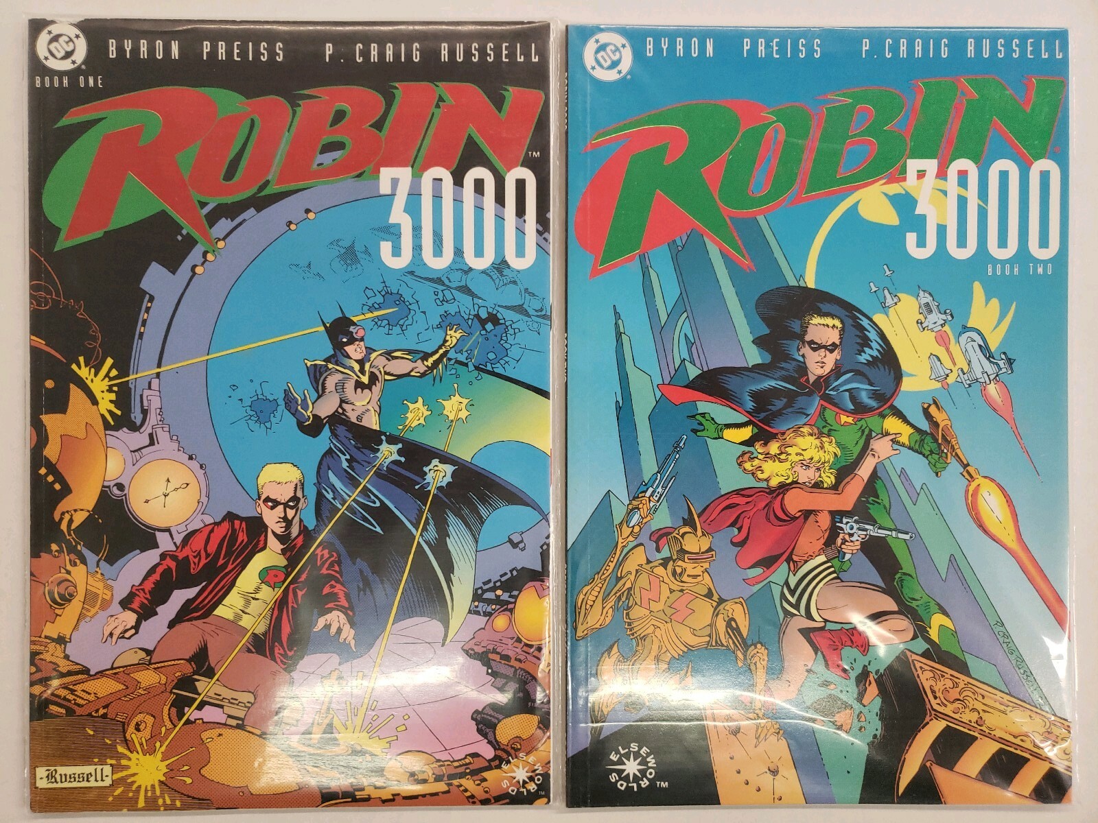 ROBIN 3000 #1-2 COMPLETE SET ~ VF 1992 DC COMICS ELSEWORLDS ~ P. CRAIG ...