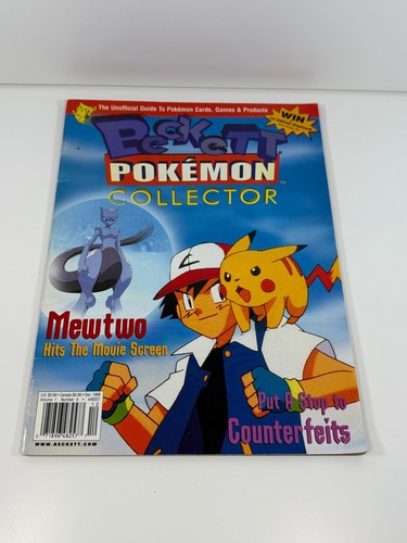 Beckett Pokemon Collector Magazine Vol 1 No 4 Dec 1999 MewTwo Pikachu ...