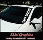 SUH DUDE Decal Sticker JDM Low Car Turbo Diesel Truck 6.7L 6.6L Euro ...