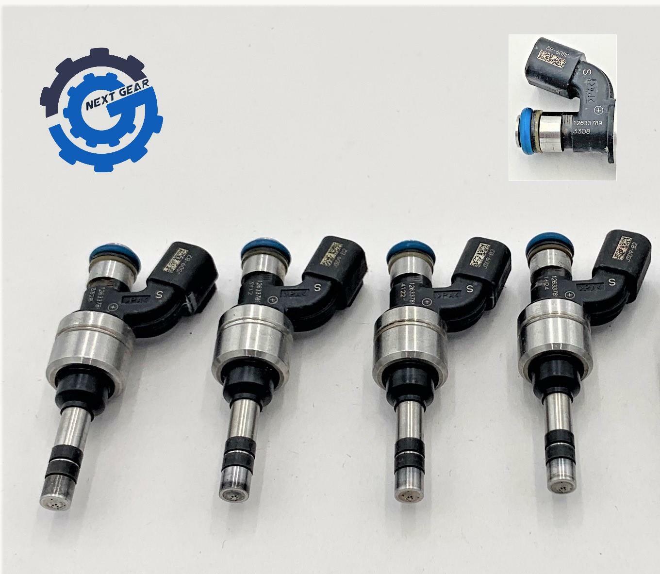 4 OEM GM Fuel Injectors 12633789 Equinox Terrain Buick LaCrosse Regal 2 ...