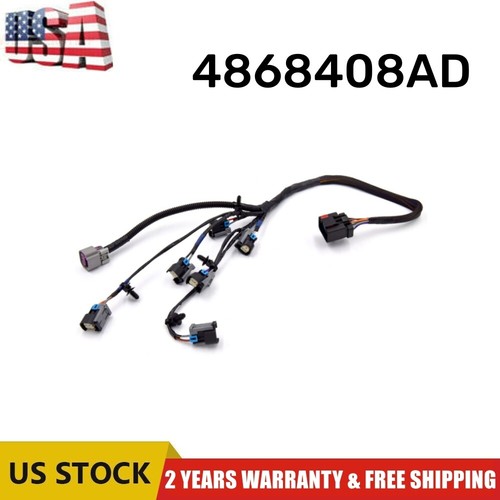 Fuel Injector Wiring Harness 4868408AD For Dodge Grand Caravan Chrysler ...
