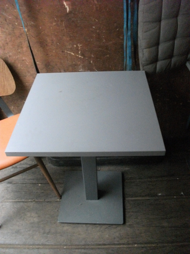 Café Bistro Table in Grey 60cm Sq'd ~ Shop / Restaurant / Kebab / Pub ...
