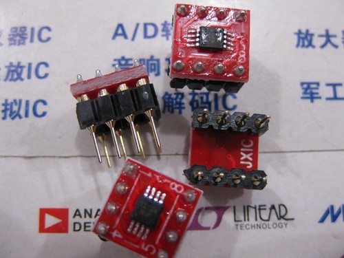 1x OPA827 MSOP to DIP8 Low-Noise High-Precision JFET-Input Op Amp ...