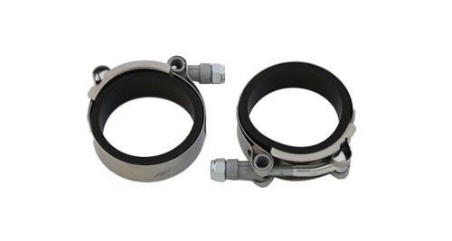 Power Intake Manifold Clamp Kit Flat Seals for Harley Shovelhead ...