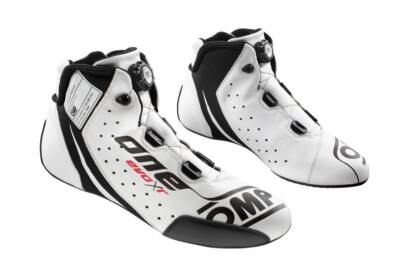 FIA OMP ONE EVO X R Race Shoes White Rally Racing Boots Drive 8856 | eBay