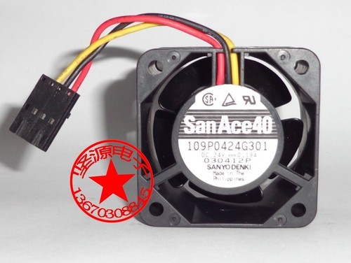 For Sanyo 4028 4CM 24V Server Fan 0.19A 109P0424G301 | eBay