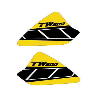TW200 Shroud Graphics 1987-2023 retro yellow 25mil thick premium gloss ...