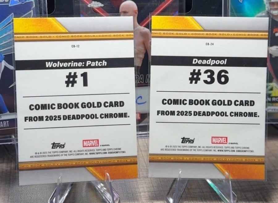 2025 TOPPS CHROME Deadpool- Zenpool & Patch-Comic Book Gold Card | eBay