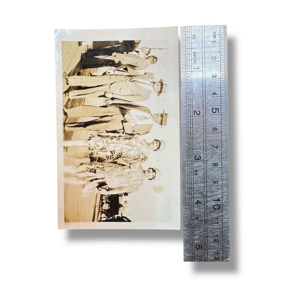 VTG 1928 Snapshot Flapper Women & Men on Boardwalk Roaring 20s Fashion ...