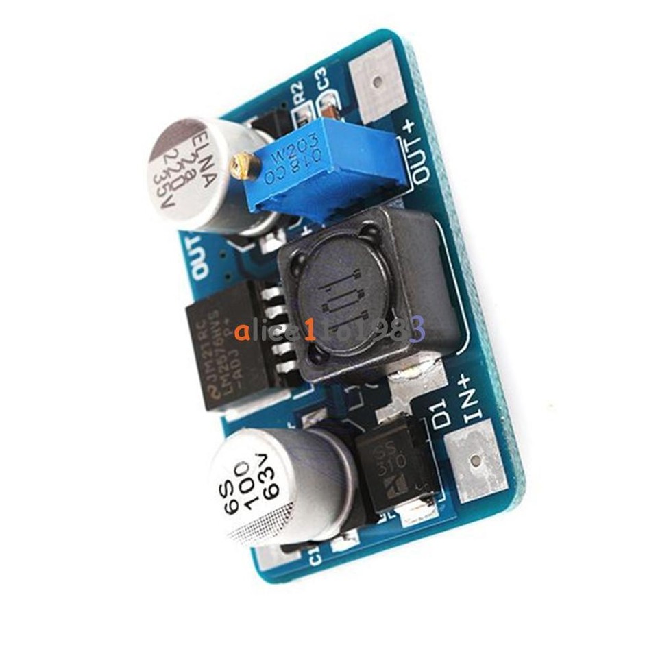 LM2576HV LM2576 DC-DC Step Down CC-CV Adjustable Power Supply Module ...