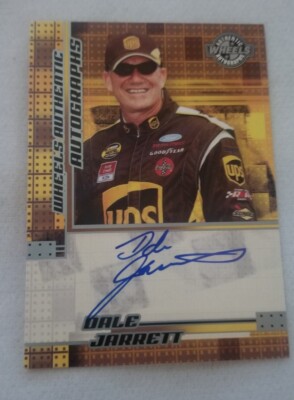 2004 Wheels Dale Jarrett "Wheels Authentic" Signed Autograph Card | eBay