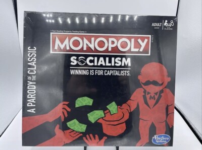 New In Box - Sealed Hasbro Monopoly Socialism Parody Board Game ...