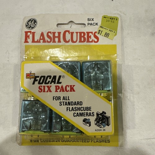 Vintage Camera FLASH CUBES GE 6-pack SEALED K-Mart | eBay