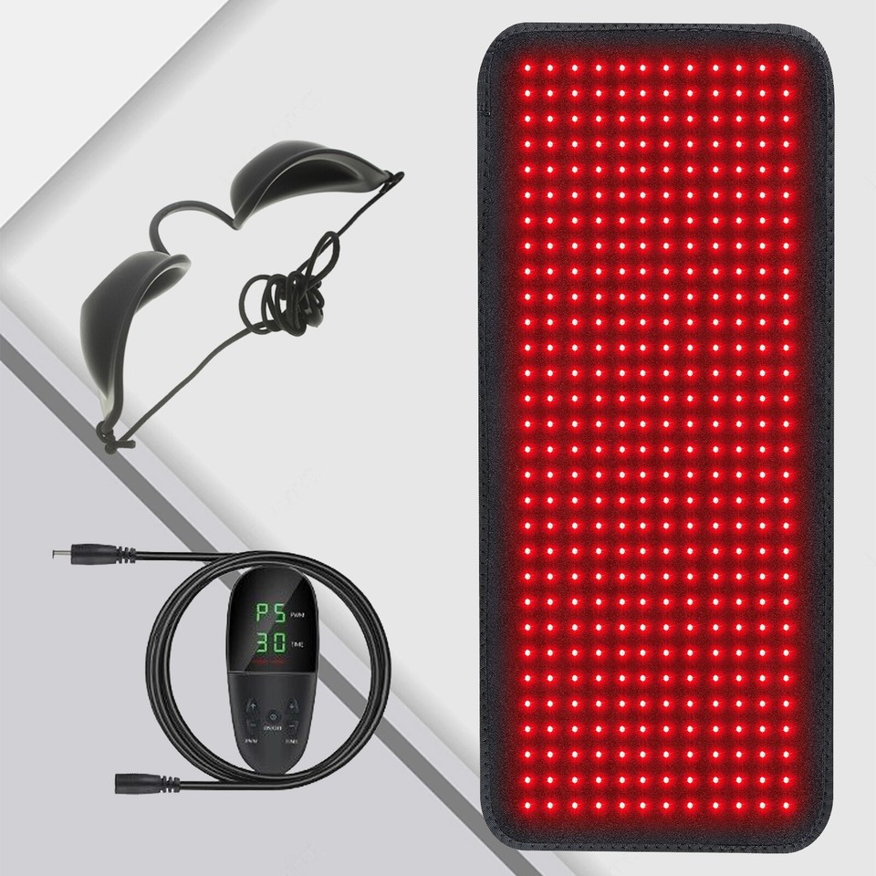 Red Light Therapy Pad Infrared LED Full Body Mat Device Back Muscle ...