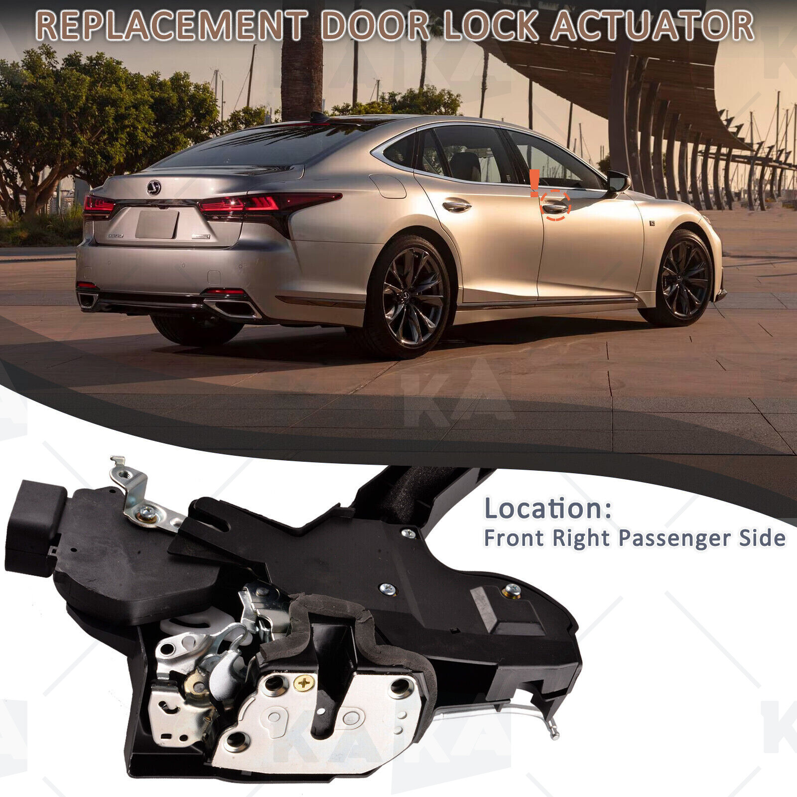 Front Right Passenger Side Door Lock Actuator for 2001-2006 Lexus LS430 ...